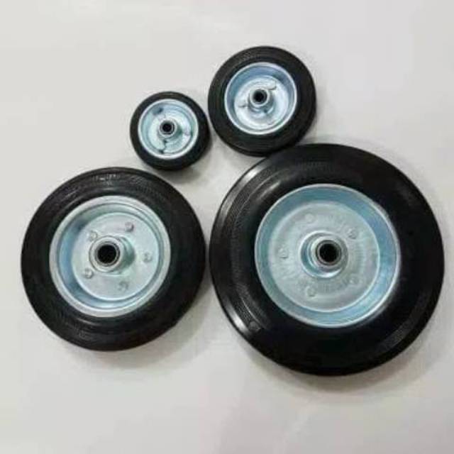 Jual Roda Trolley 6 dan 8 inch roda gerobak roda etalase roda karet ...