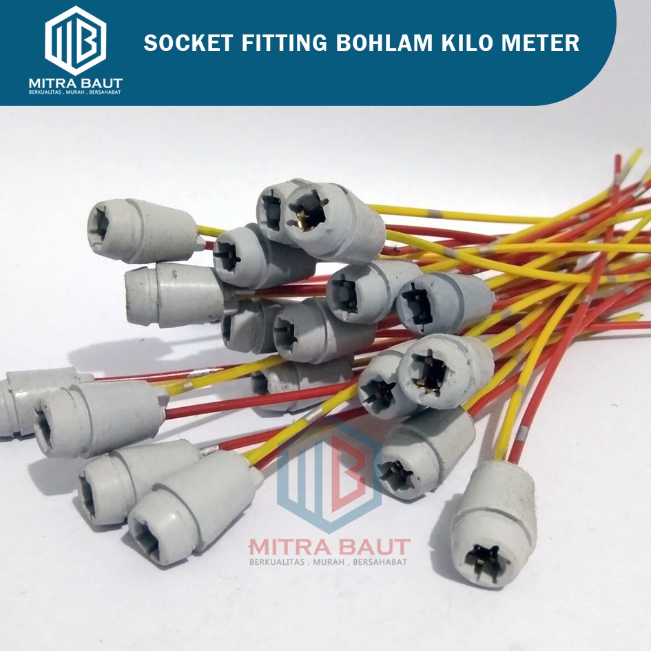 Jual [ Paket 100 Pcs ] Soket Fitting Colok Bohlam Senja T5 Fitting ...