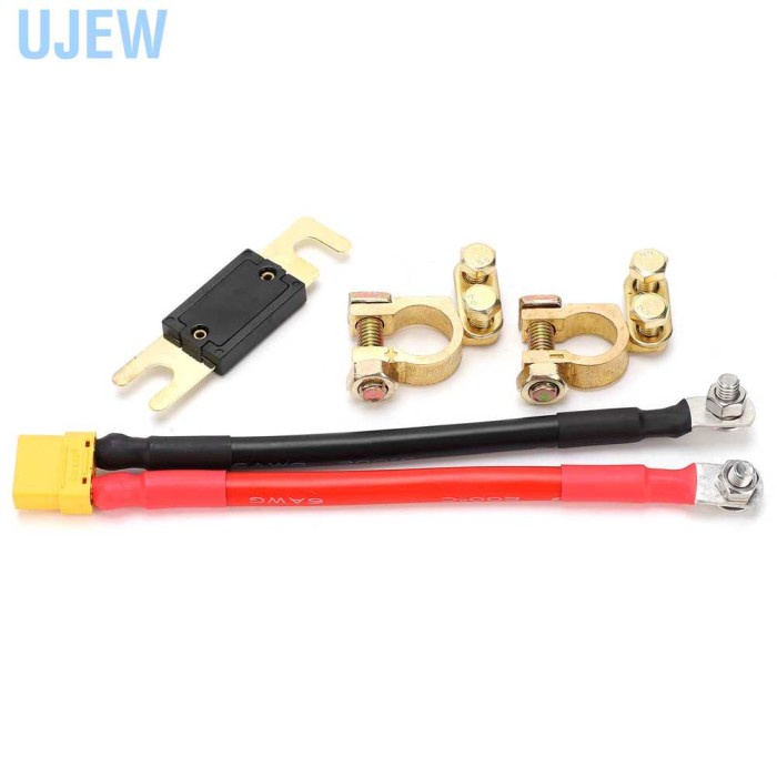 Jual Ujew Car Battery Connection Kit Xt90 Extension Cord Spot Welder ...