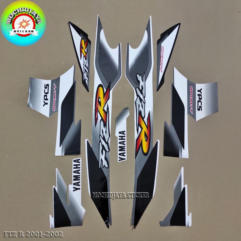 Jual STRIPING YAMAHA FIZ R FIZR 2001 2002 HITAM PUTIH STANDART TERLARIS ...