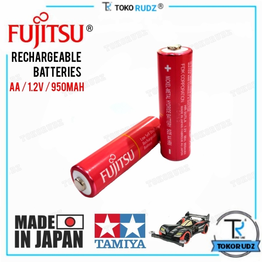 Jual Baterai AA Batre A2 Cas Isi Ulang 950mAh 1.2V Rechargeable FUJITSU ...