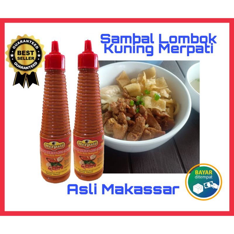 Jual Sambal Lombok Kuning Spesial Cap Merpati Sambel Asli Khas Makassar ...
