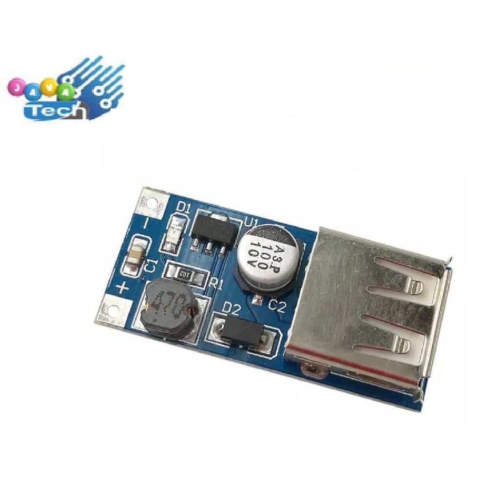 Jual Modul USB DC-DC Step Up 5V 600mA Input 0.9-5V Booster Charger ...