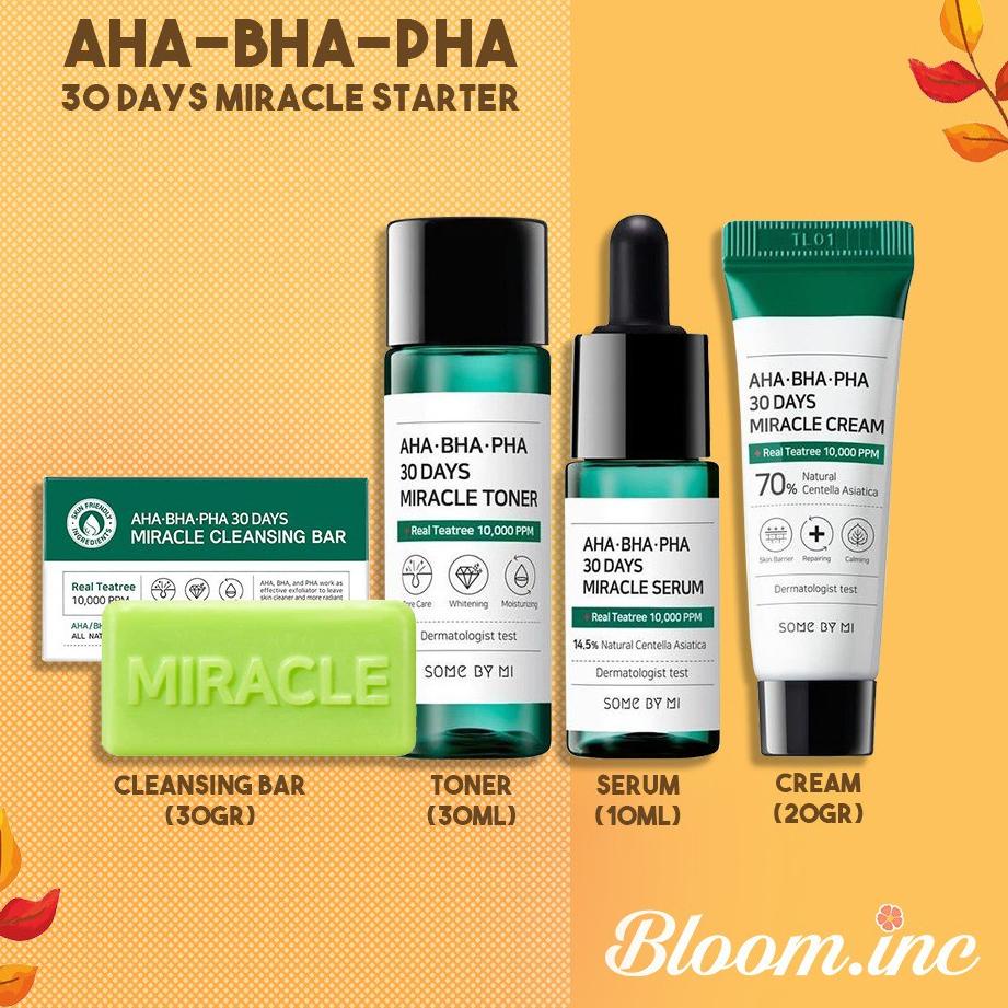 Jual CODEq7Q1c--Some By Mi AHA BHA PHA 30 Days Miracle Starter Trial Kit 4pcs 100% Original ...