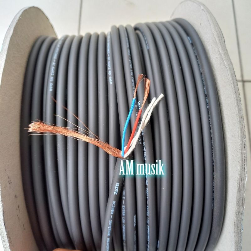 Jual KABEL MIC KLOTZ MC2000 MIC CABLE STEREO MC2000 SW HARGA ECER PER METER | Shopee Indonesia
