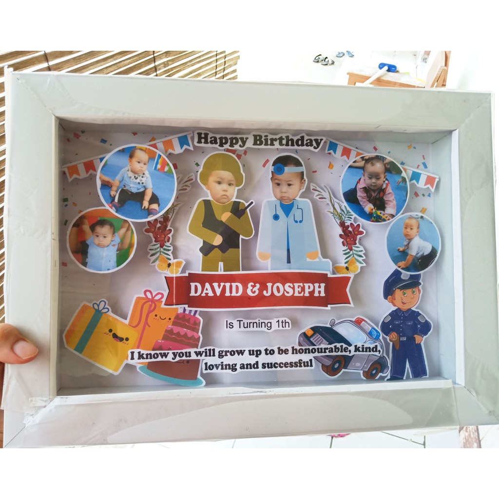 Jual POP UP FRAME BABY BIO BIODATA BAYI FOTO FRAME BINGKAI 3D DESAIN ...