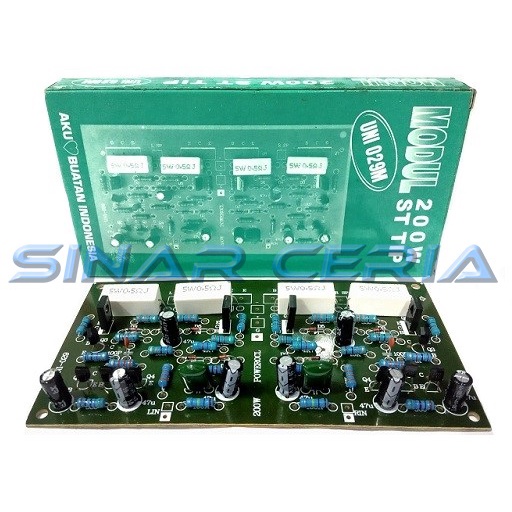 Jual Kit Modul Power Amplifier 200 Watt Tanpa TR Transistor Jengkol ...
