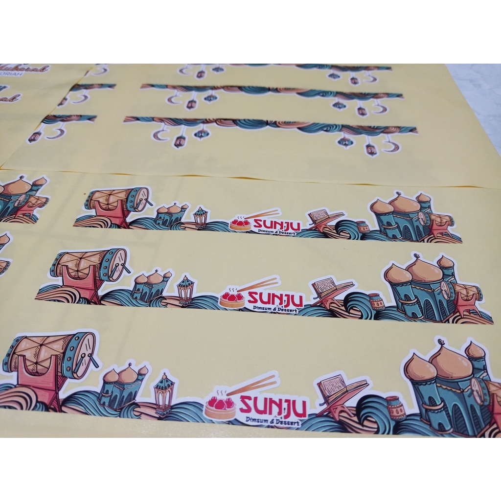 Jual Stiker Label/Logo/Brand Cutting ukuran A3+ (FREE DESIGN) | Shopee ...