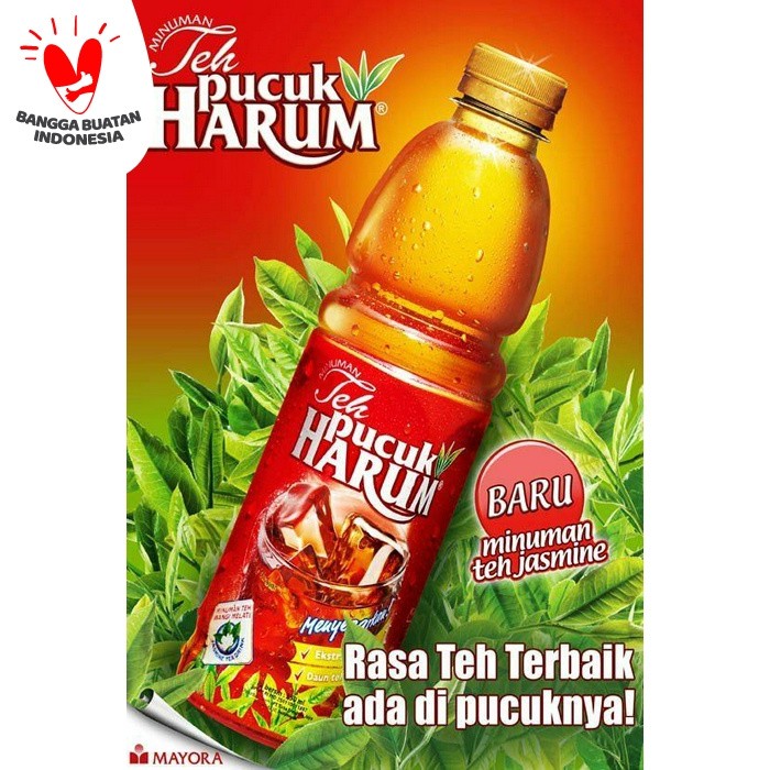 Jual Teh Pucuk Harum Original aroma melati black tea botol kecil 300ml ...
