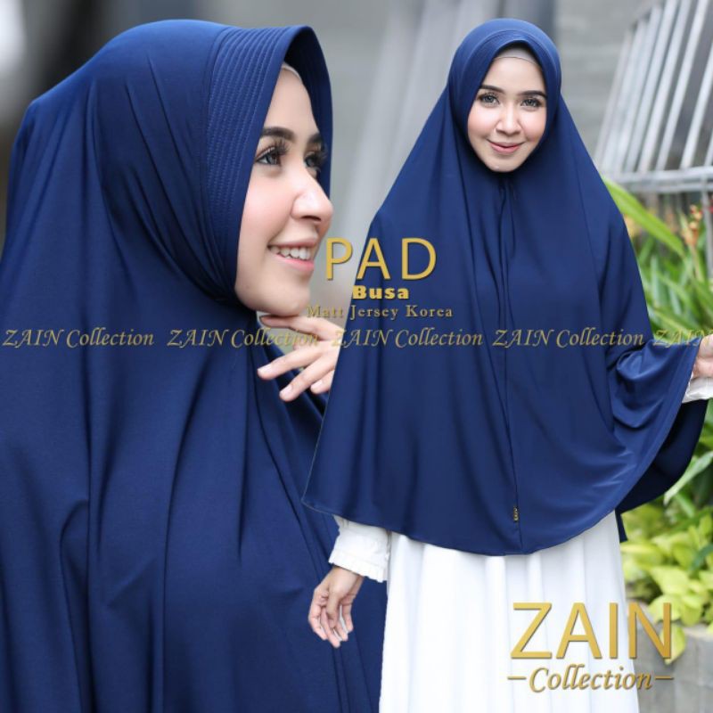 Jual Jilbab Pet Bergo Pad Busa Aisyah XXXL Ori Zain Collection | Shopee Indonesia
