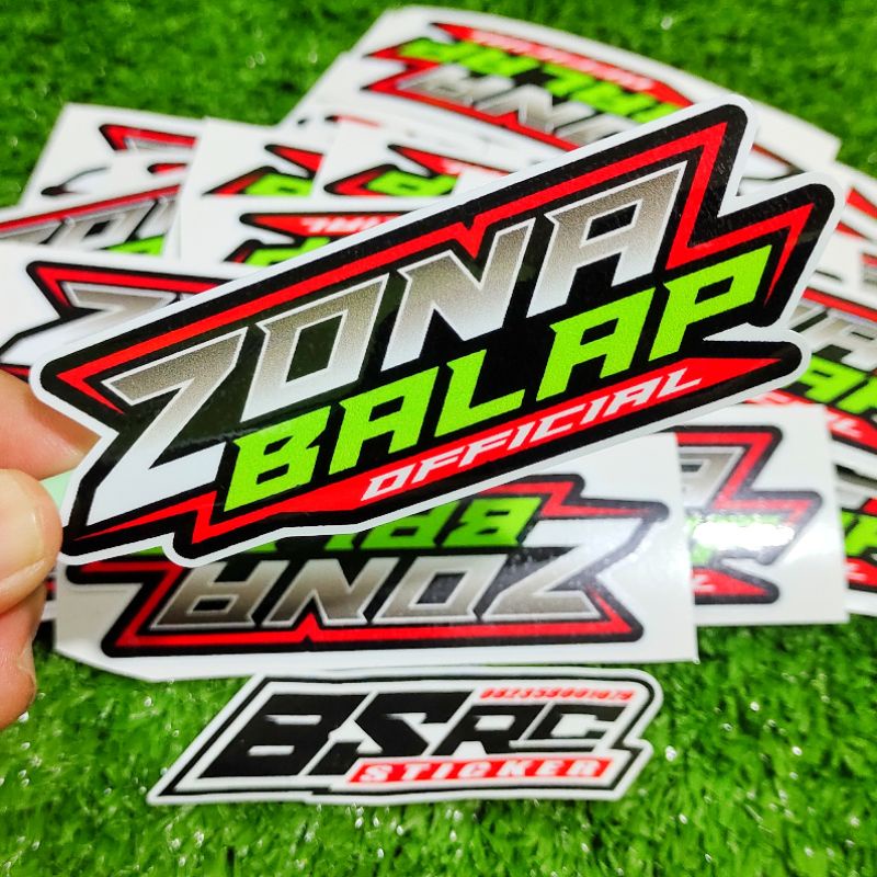 Jual sticker zona balap official / sticker balap viral | Shopee Indonesia