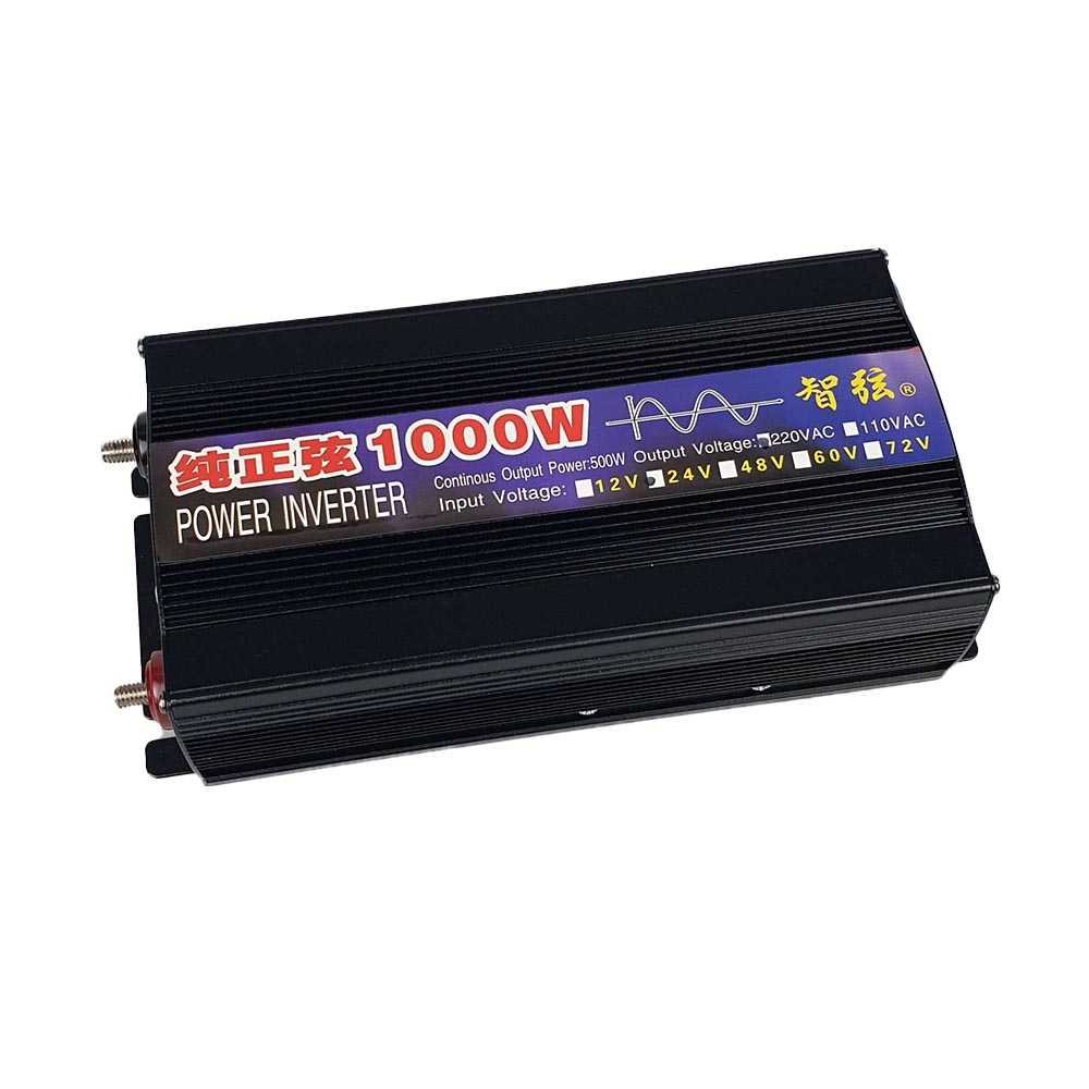 Jual A2T - Taffware 1000W Power Inverter 1000 Watt PSW 12V 24V DC ke AC Pure Sine Wave | Shopee ...