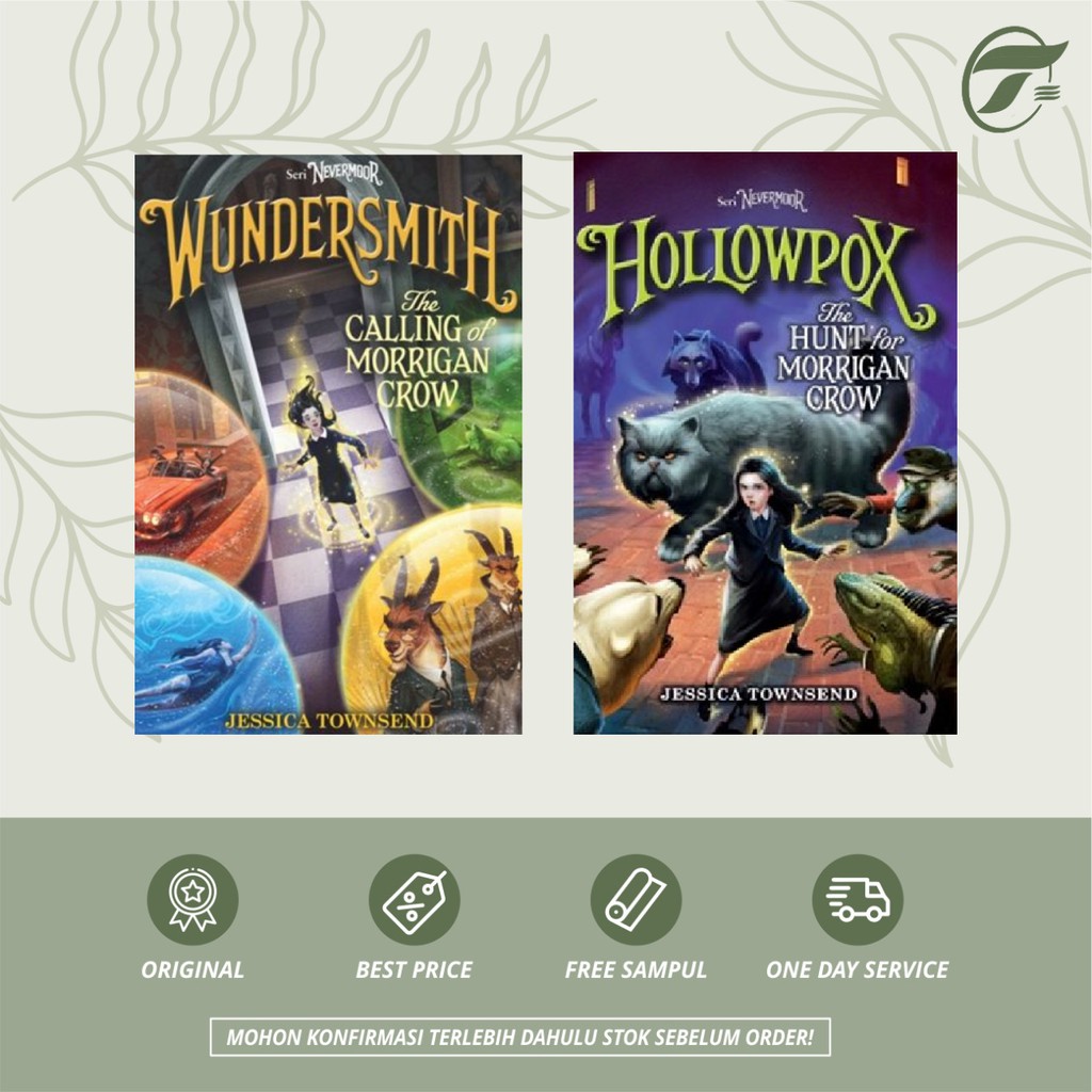 Jual Hollowpox The Hunt Of Morrigan Crow / Wundersmith (Nevermoor2/3 ...