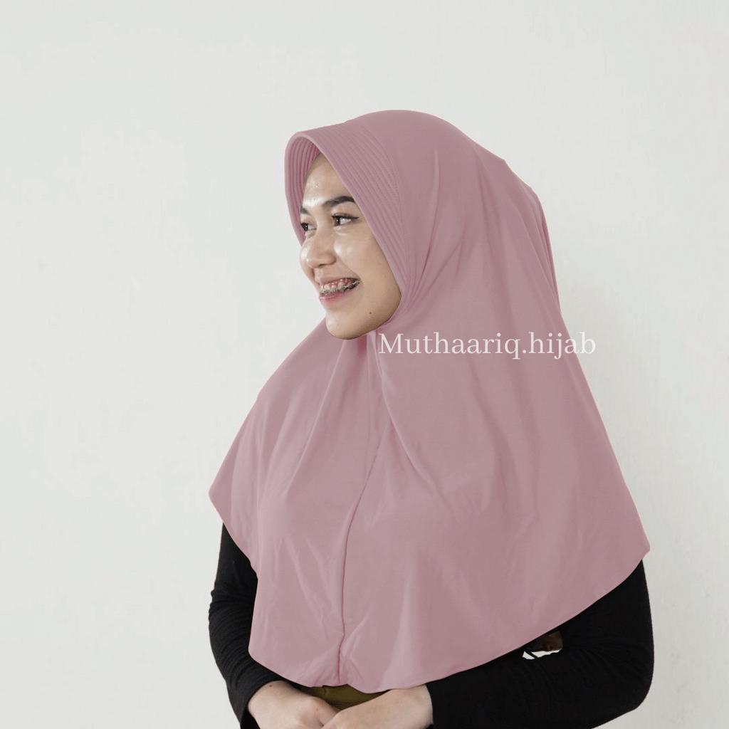 Jual Bergo Sport Hamidah Premium || Jilbab Instan menutupi dada || Kerudung syari | Shopee Indonesia