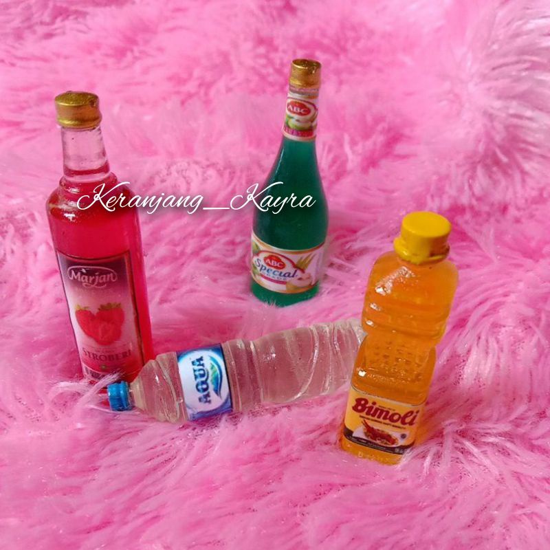 Jual Magnet kulkas miniatur botol minuman souvenir unik murah replika ...