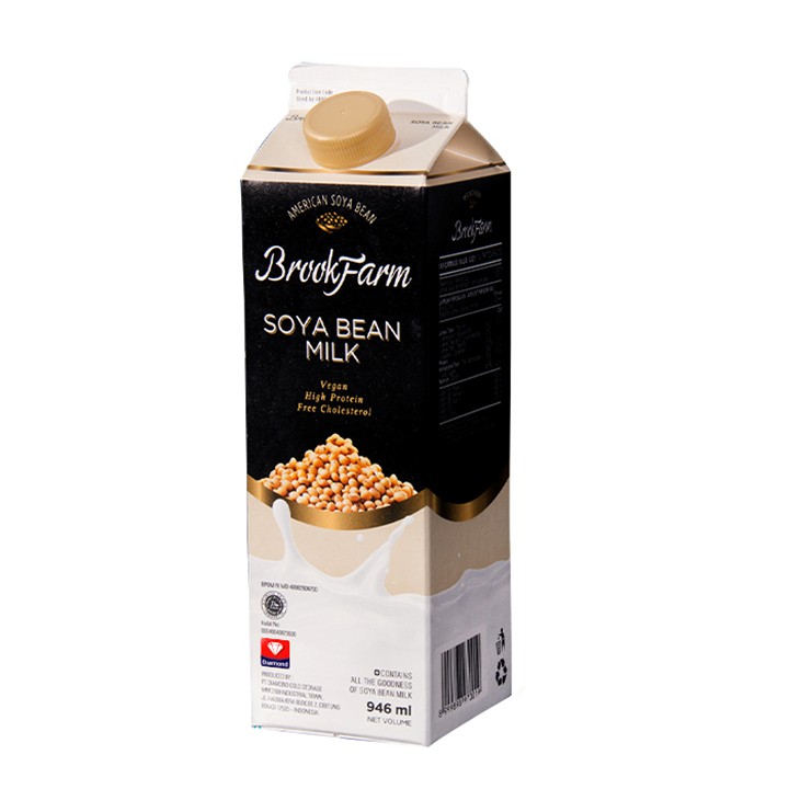 Jual Brookfarm Soya Bean Fresh Milk 946ml | Shopee Indonesia