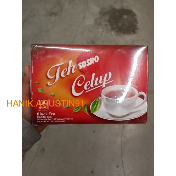 Jual Teh Sosro Celup Black Tea (isi 100) | Shopee Indonesia