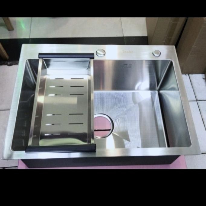 Jual kitchen sink INOBE 6045 bak cuci piring stainless kotak model ...