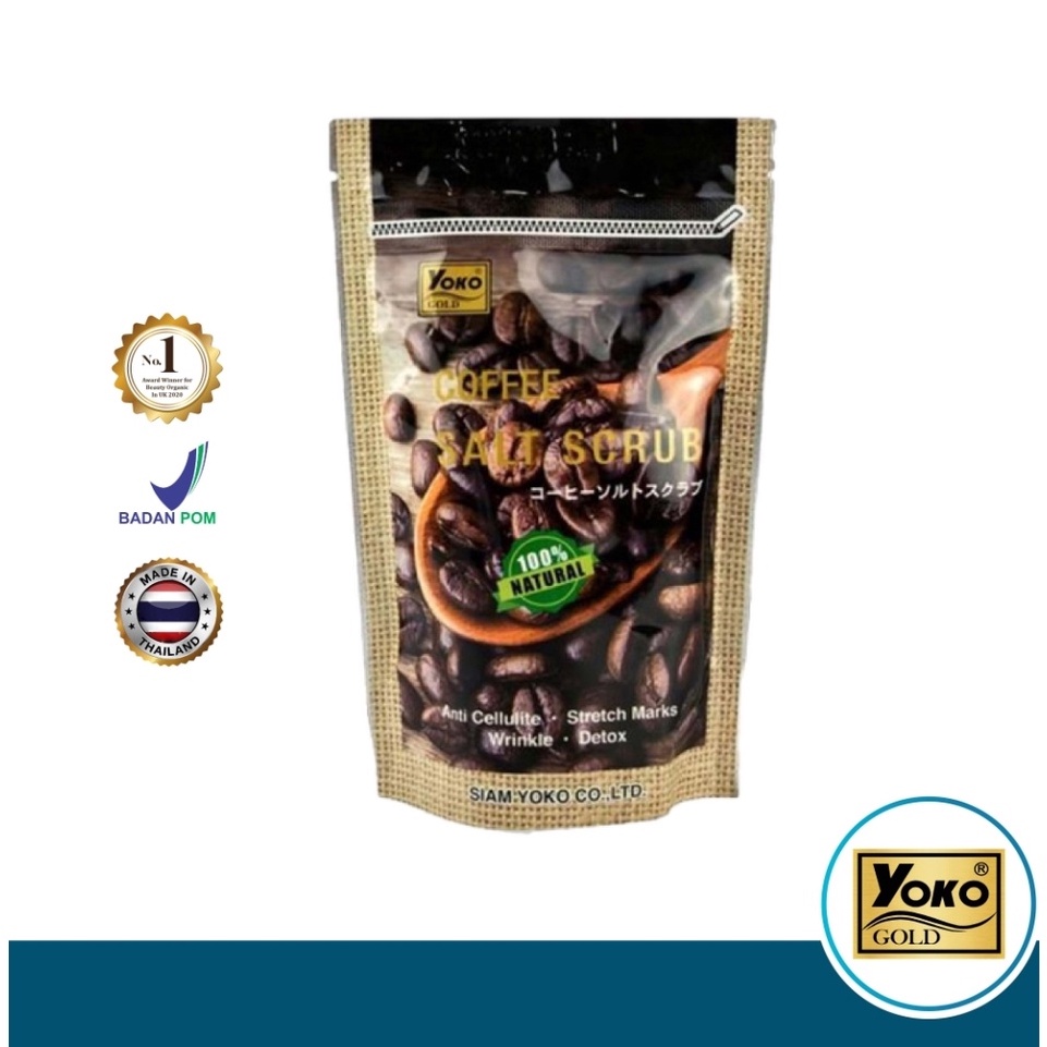 Jual Yoko Gold Coffee Salt Scrub 280 Gr | Shopee Indonesia