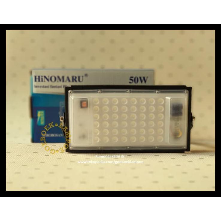 Jual Lampu Sorot Led (Flood Light) Hinomaru 50 Watt - Putih | Shopee Indonesia