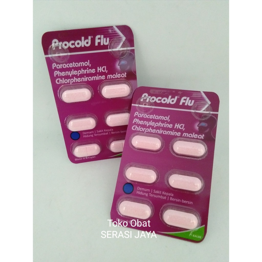 Jual Procold Flu Blister 6 kaplet Obat Influenza | Shopee Indonesia