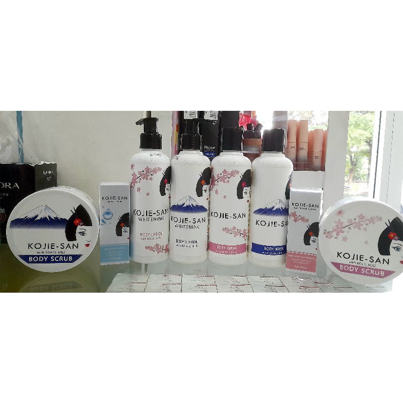 Jual KOJIE-SAN SERIES lulur kojie San , hand body kojie San botol pump ...