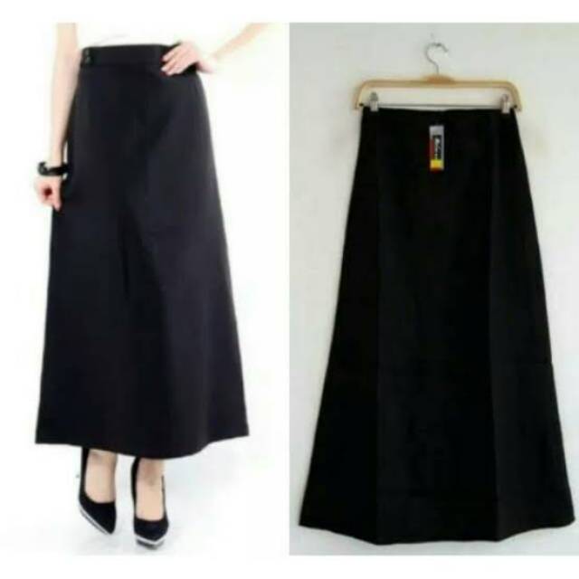 Jual Rok Kerja Hitam, Putih, Navy, Mocca, Abu tua A Line OSPEK UNY, UGM ...