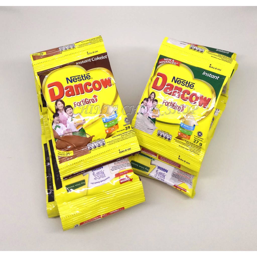 Jual Dancow instant coklat fortigro 10 sachet | Shopee Indonesia