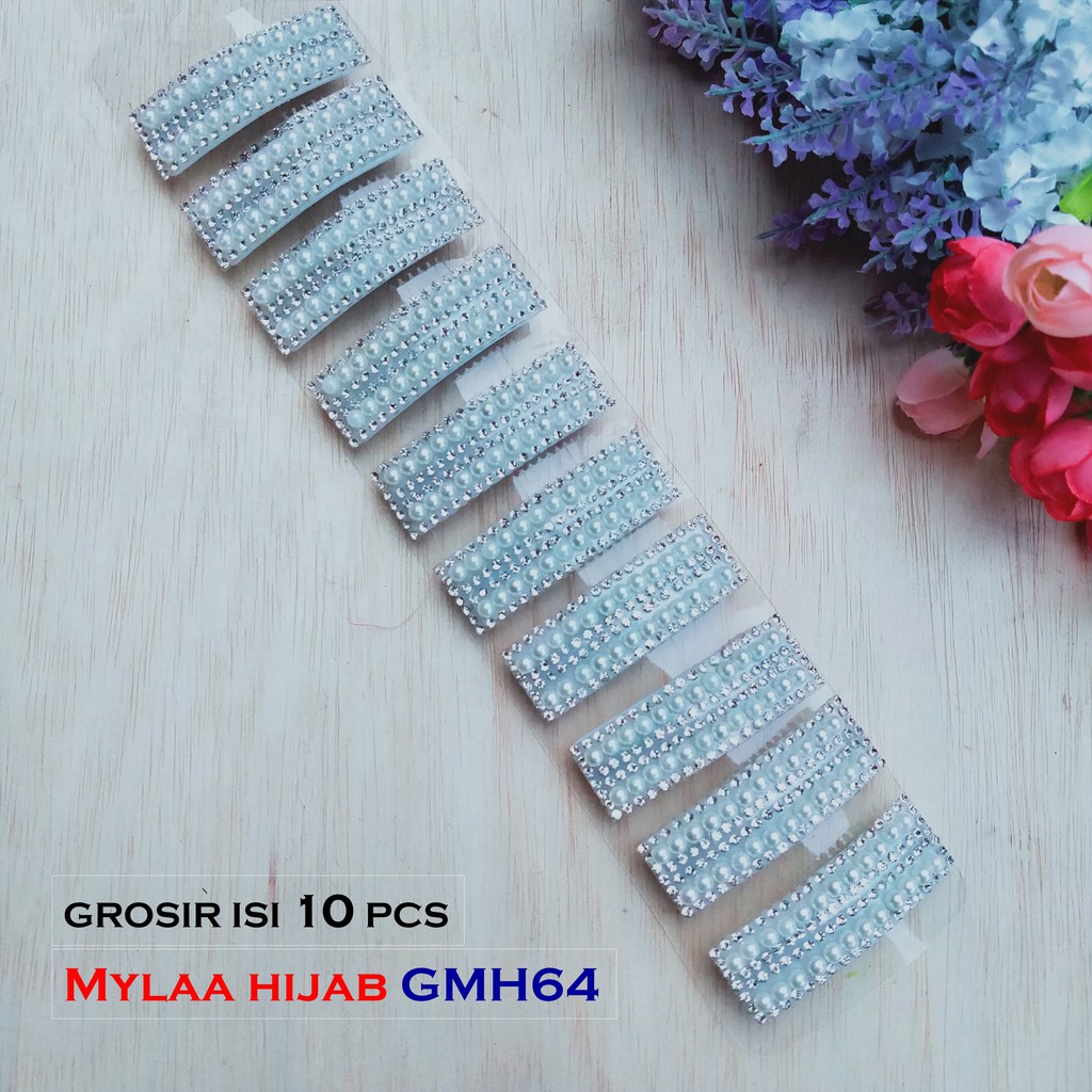 Jual MYLAA HIJAB GMH64Mutiara Jepit Rambut Wanita Hairclip fashion ...