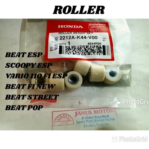 Jual Roller K44 Untuk Beat Esp, Beat Pop, Vario 110 LED, Beat Street ...