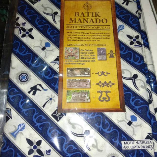 Jual Kain Batik Manado motif Tenun Waruga II | Shopee Indonesia