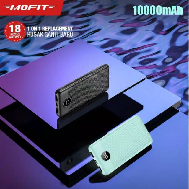 Jual Power Bank MOFIT M18 LED Display 10000mAh | Shopee Indonesia