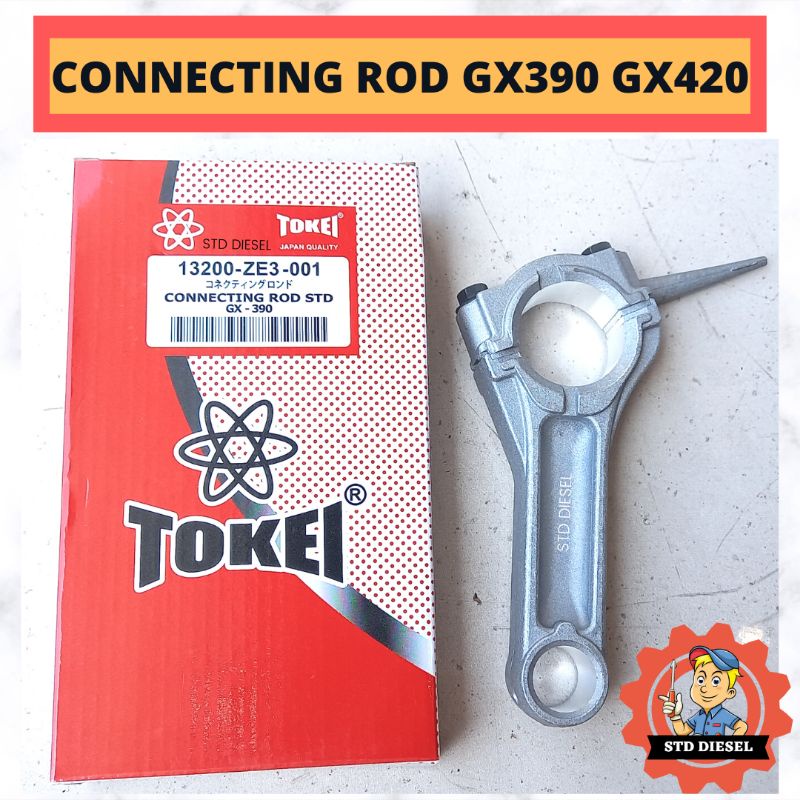Jual CONNECTING ROD CONROD GX390 GX420 MERK TOKEI OV STD SETANG STANG ...