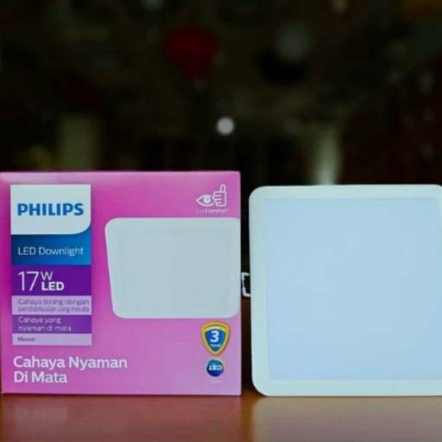 Jual DOWNLIGHT LED PHILIPS MESON 17W 17 WATT KOTAK LAMPU TANAM PLAFON ...