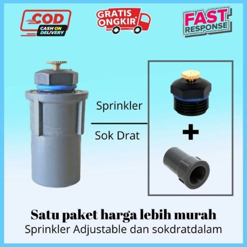 Jual Sprinkler Pertanian Sprayer Taman ADJUSTABLE Kebun Alat Irigasi ...