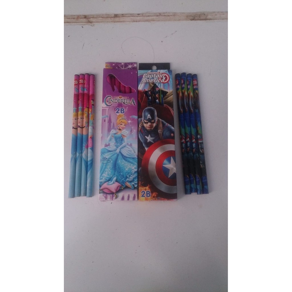 Jual PENSIL KAYU 2B FANCY UNIK PENCIL ISI 12 | Shopee Indonesia