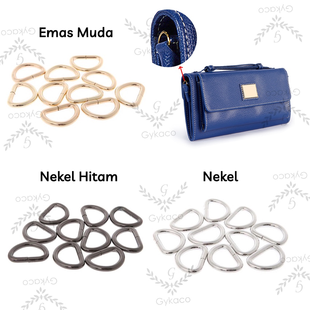 Jual Asesoris Tas Ring D 1 cm (A) @24 pcs - Aksesoris Tas (IMPORT ...