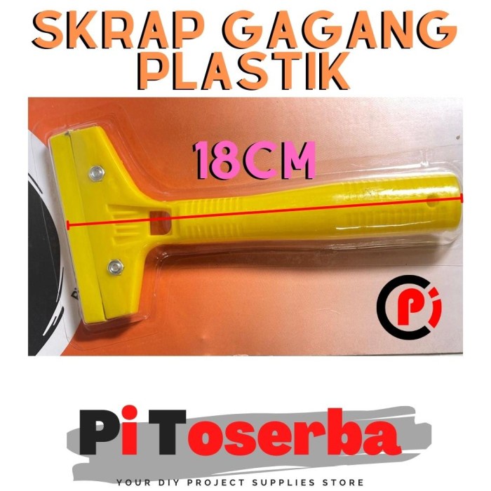 Jual Kape Skrap Plastik Untuk Kerok Cat Stiker Scrapper Pembersih Kaca ...