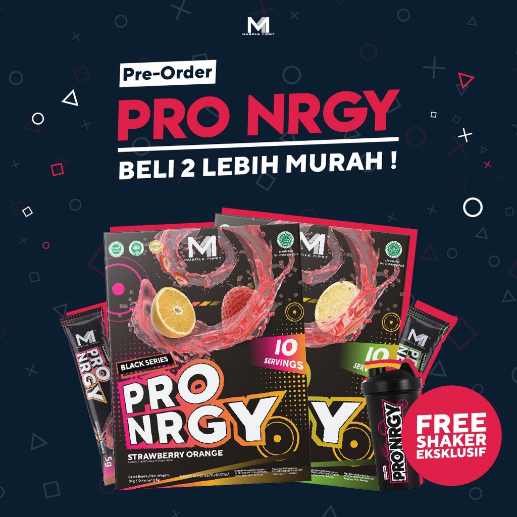 Jual PROMO Muscle First Pro NRGY 1 Box Isi 10 Sachet | Prevo | PWO ...