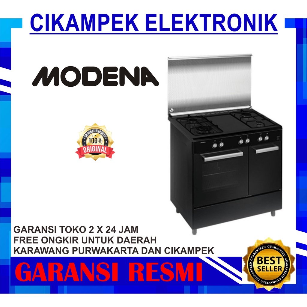 Jual Kompor Freestanding Cooker Modena FC-8943L / Free Standing FC 8943 ...