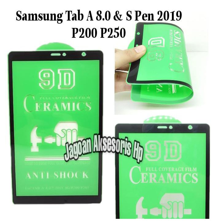 Jual Tempered Glass CERAMIC Samsung Tab A 8.0 2019 P200 P205 8.0 inch ...