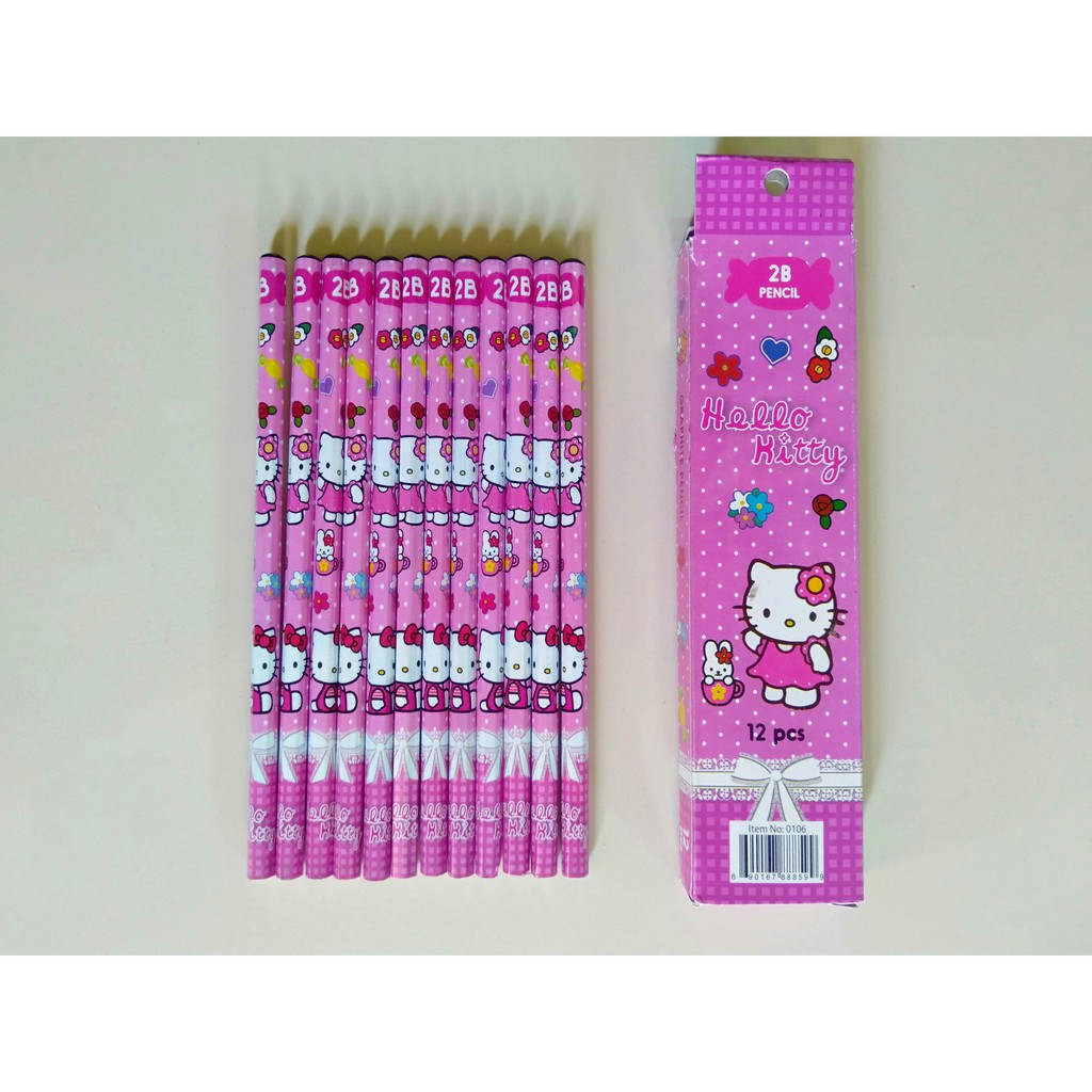 Jual Pensil Kayu 2B Hello Kitty | Shopee Indonesia