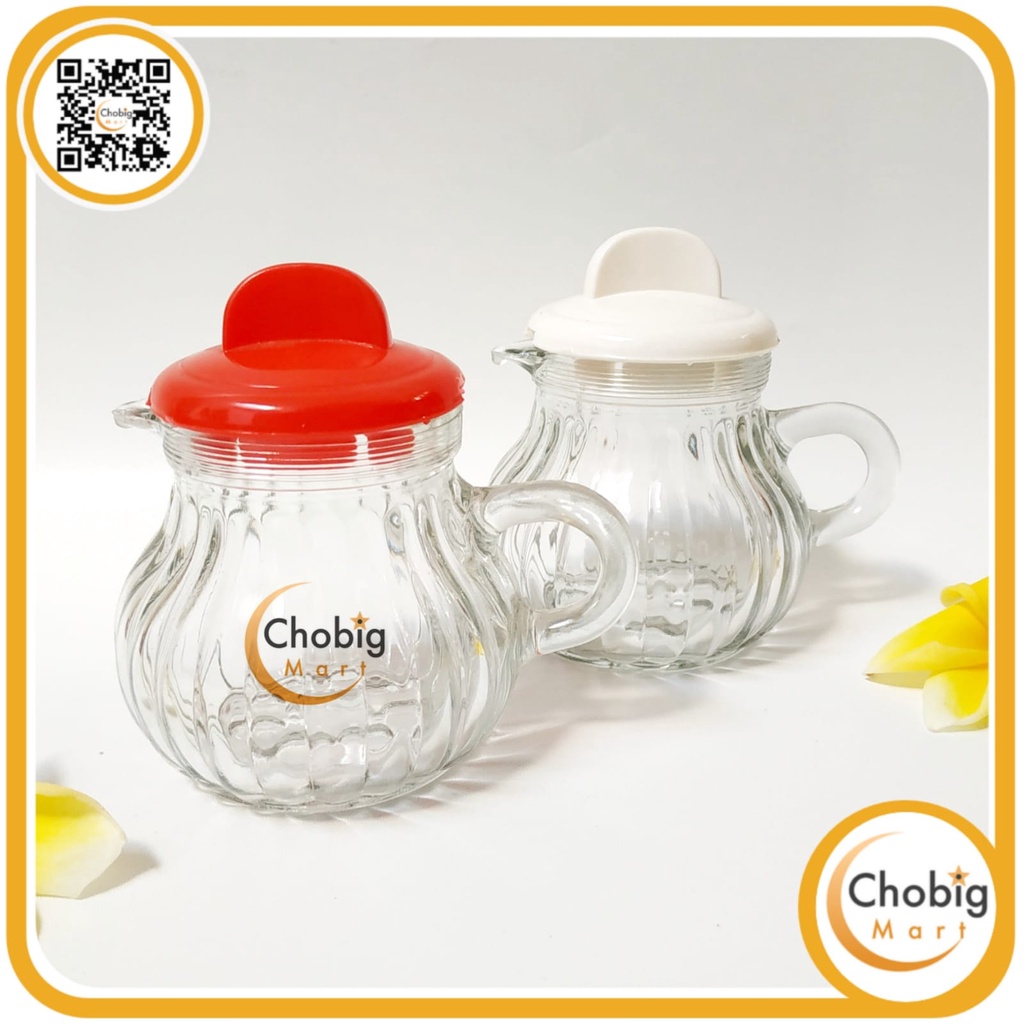 Jual CHOBIG Botol Kaca Mini 150ml Tempat Minyak Kecil Jar Bumbu Toples ...