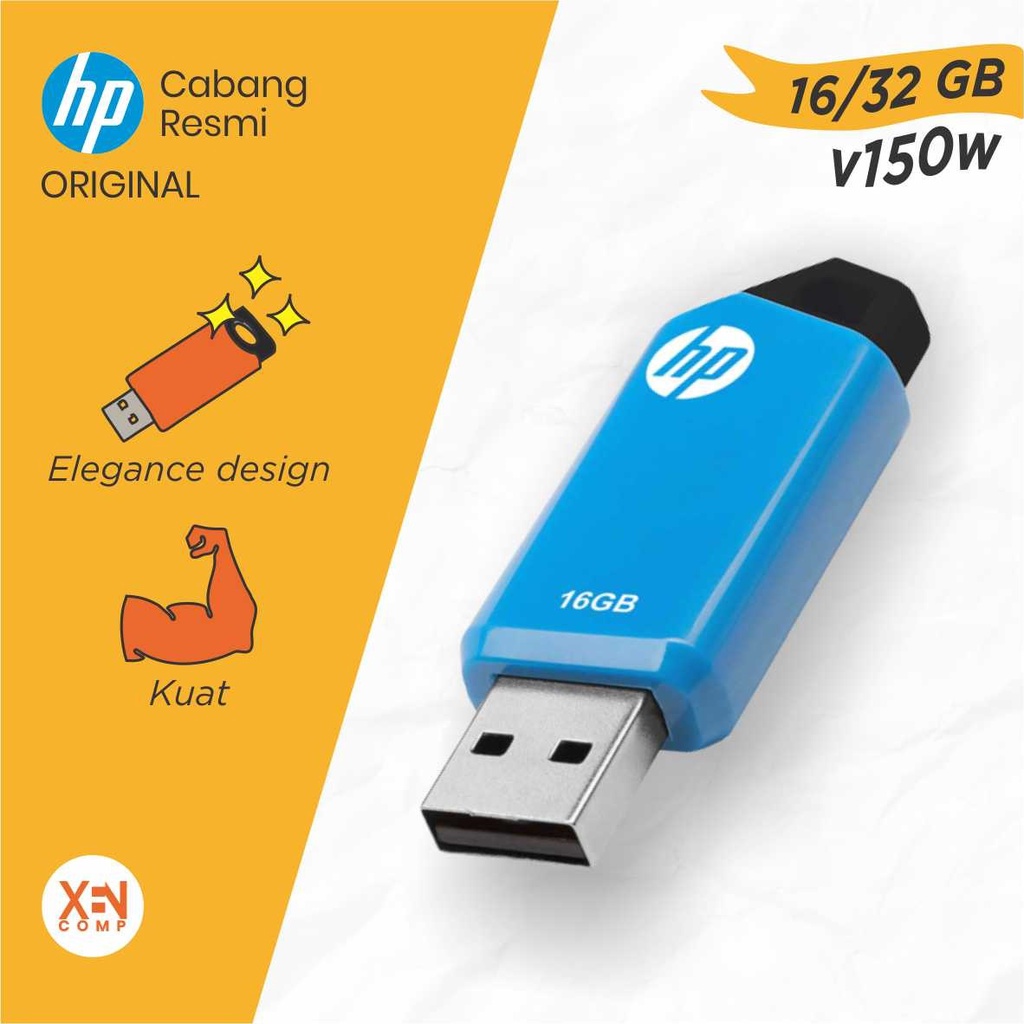 Jual Flashdisk HP v150 32GB / 64GB USB 2.0 Original | Shopee Indonesia