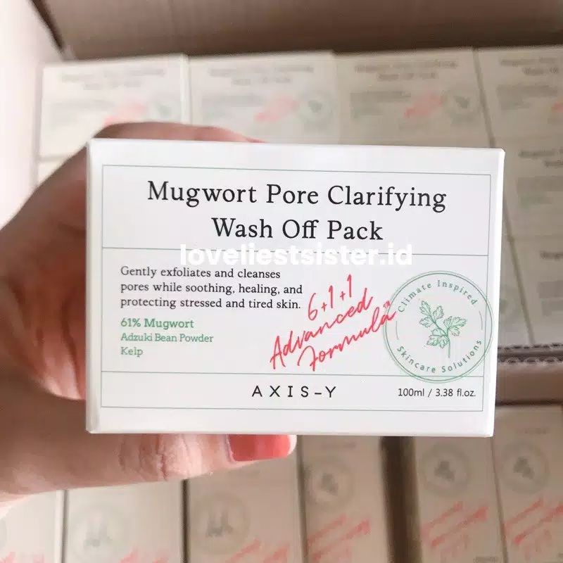 Jual [Ready Stock] AXIS Y Fullsize Mugwort Pore Clarifying Wash Off ...