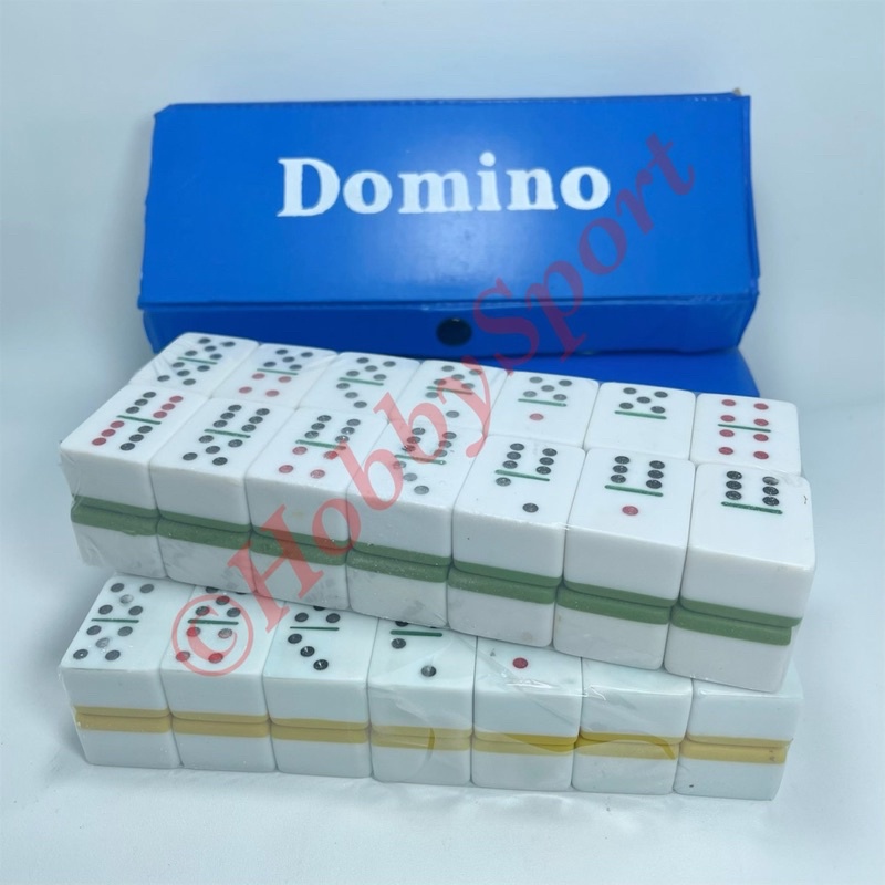 Jual Domino Batu Akrilik Tebal + Tas Gaple Set Balok Warna Dam Mahjong ...