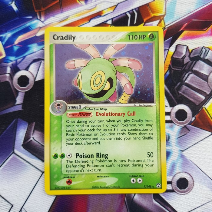 Jual POKEMON CRADILY EX POWER KEEPERS RARE FOIL | Shopee Indonesia
