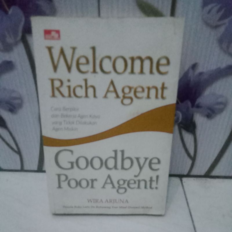Jual welcome Rich Agent Goodbye poor Agent | Shopee Indonesia