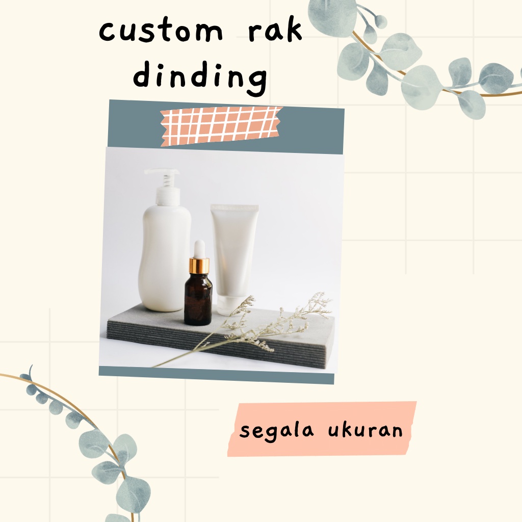 Jual Pesanan khusus custom rak dinding 50x30x3 | Shopee Indonesia