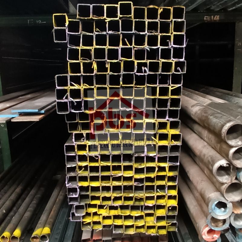 Jual BESI HOLLOW HITAM 3 cm (30x30) x 6 meter Tebal 1mm 1.2 1.5 1.6 1.8 ...